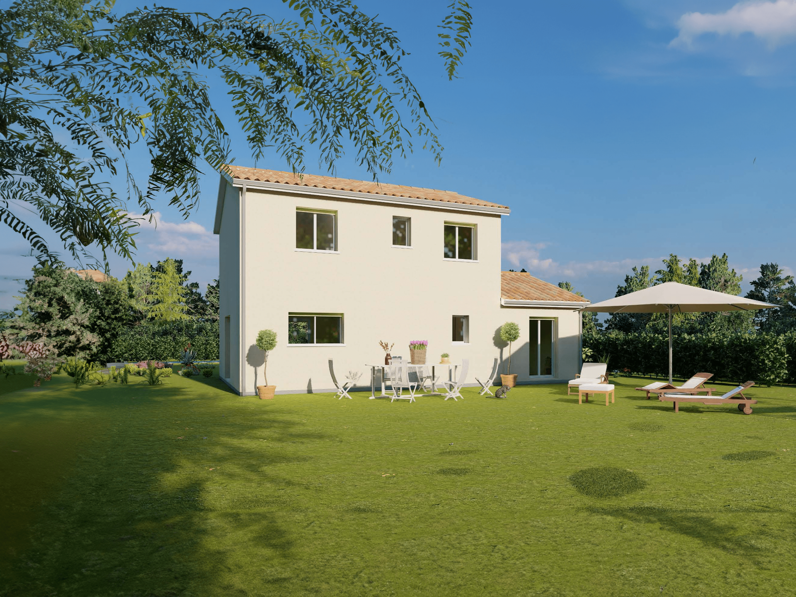 Maison sur-mesure 106m² - Maisons Églantine