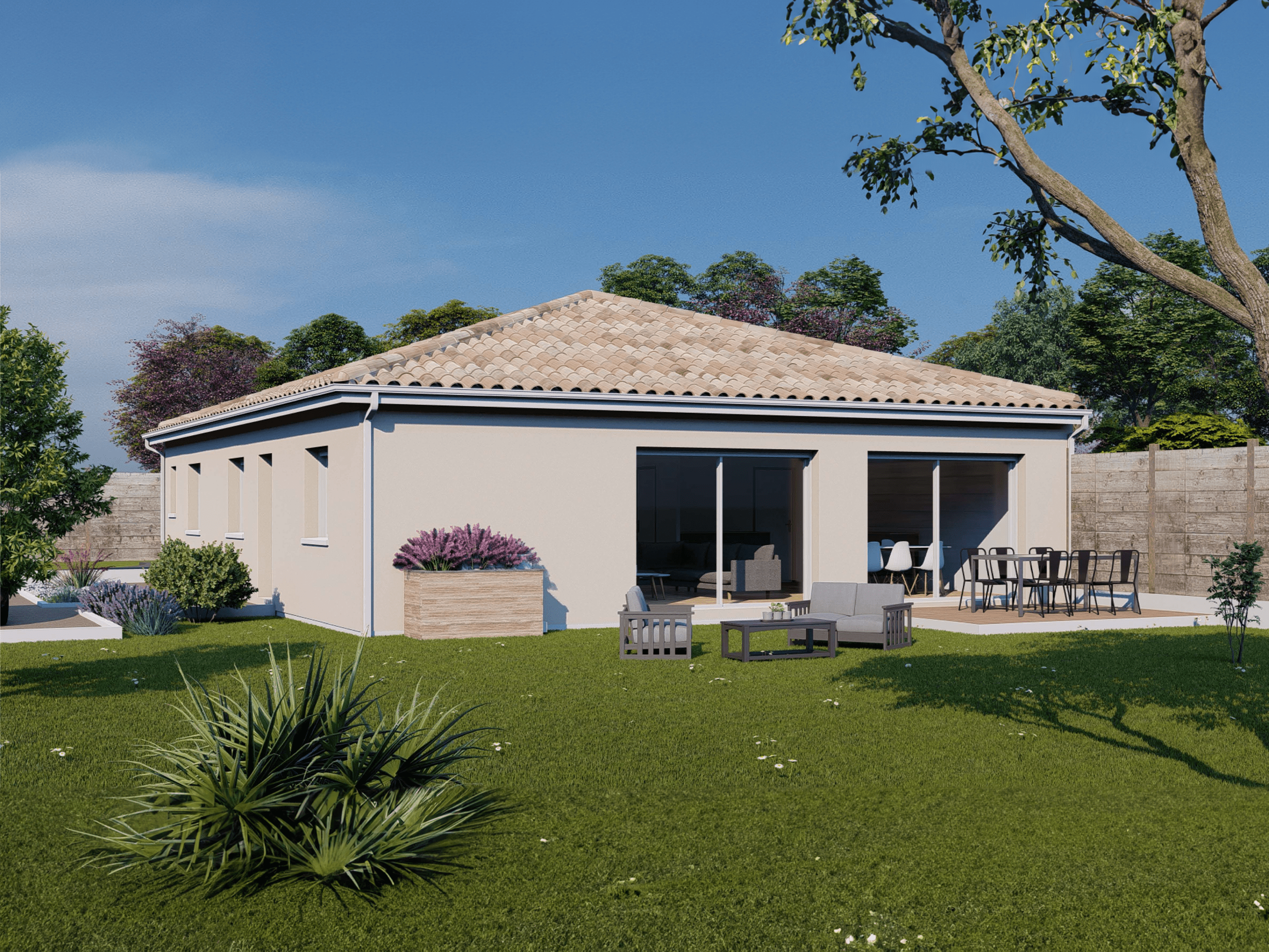 Maison sur-mesure 131m² - Maisons Églantine