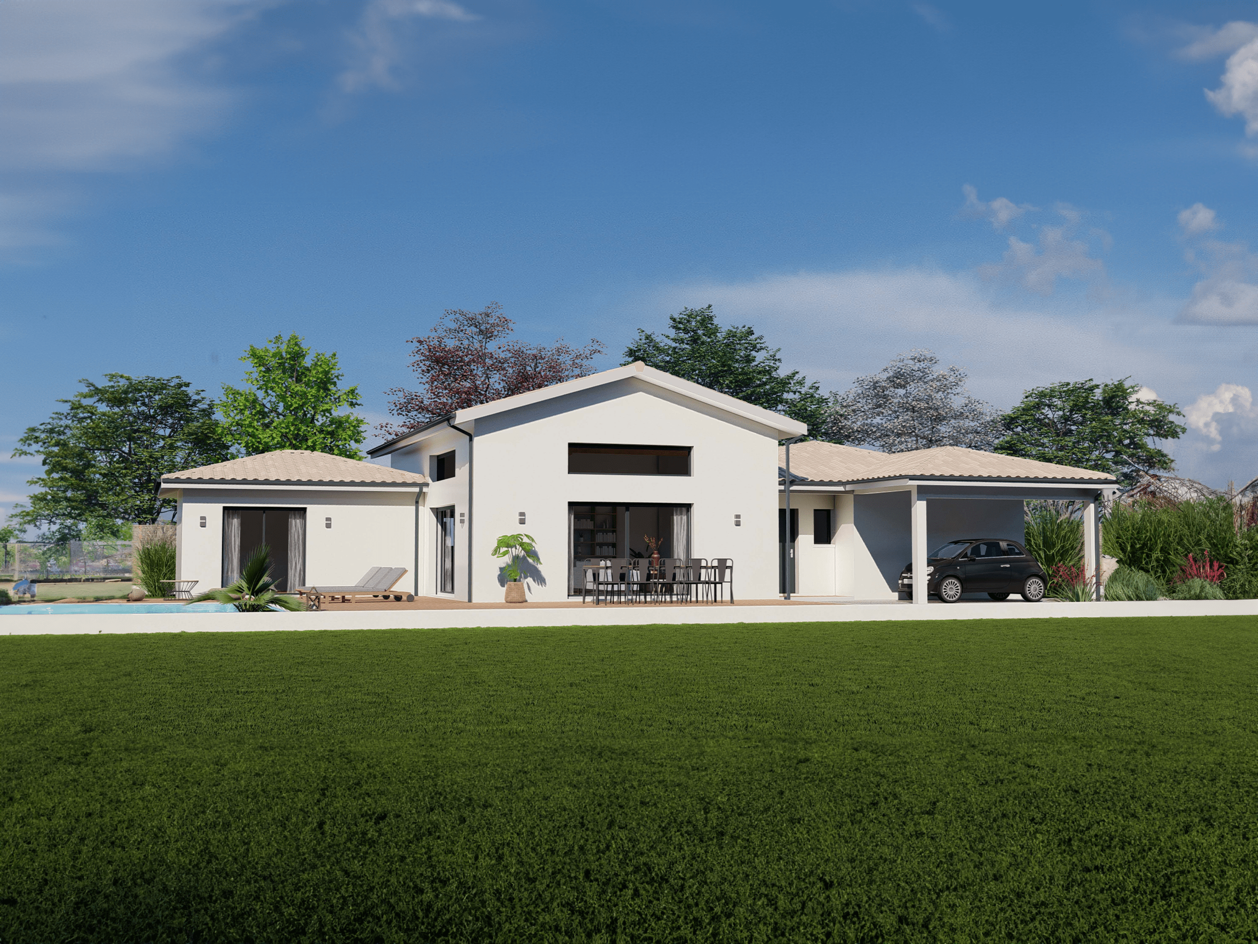 Maison sur-mesure 164m² - Maisons Églantine